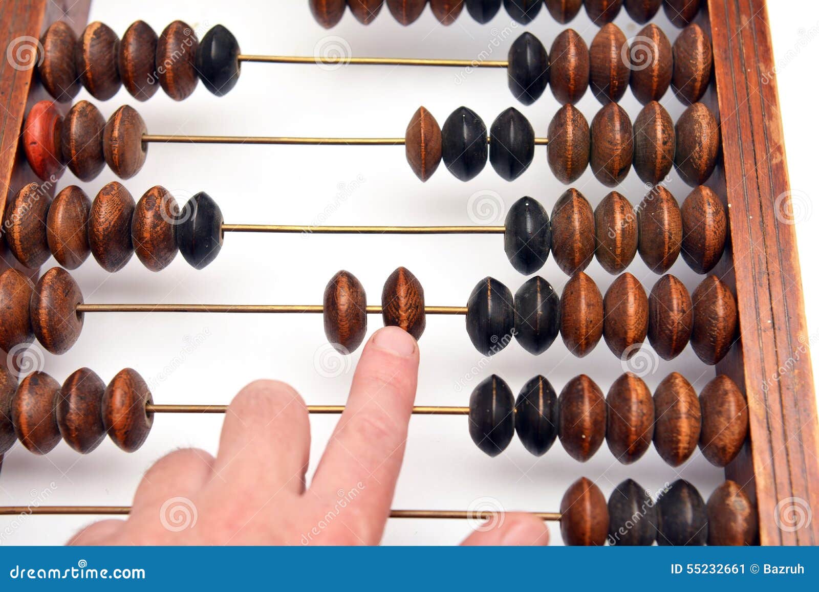Old abacus, close up stock image. Image of economy, crisis - 55232661