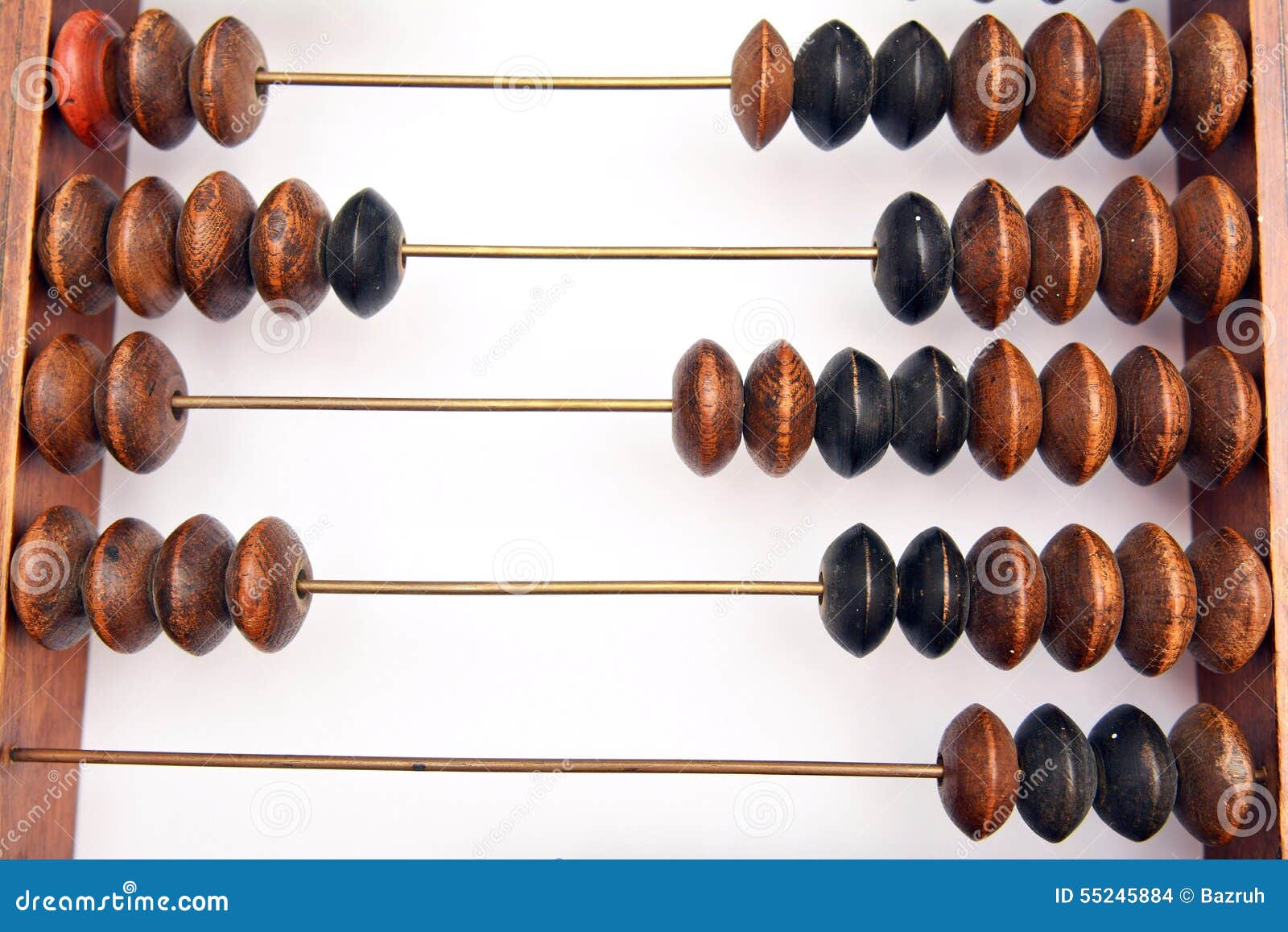 Old abacus, close up stock photo. Image of analyst, economic - 55245884