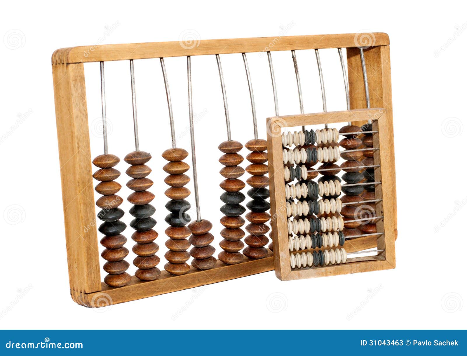 Old abacus isolated stock image. Image of domestic, background - 31043463