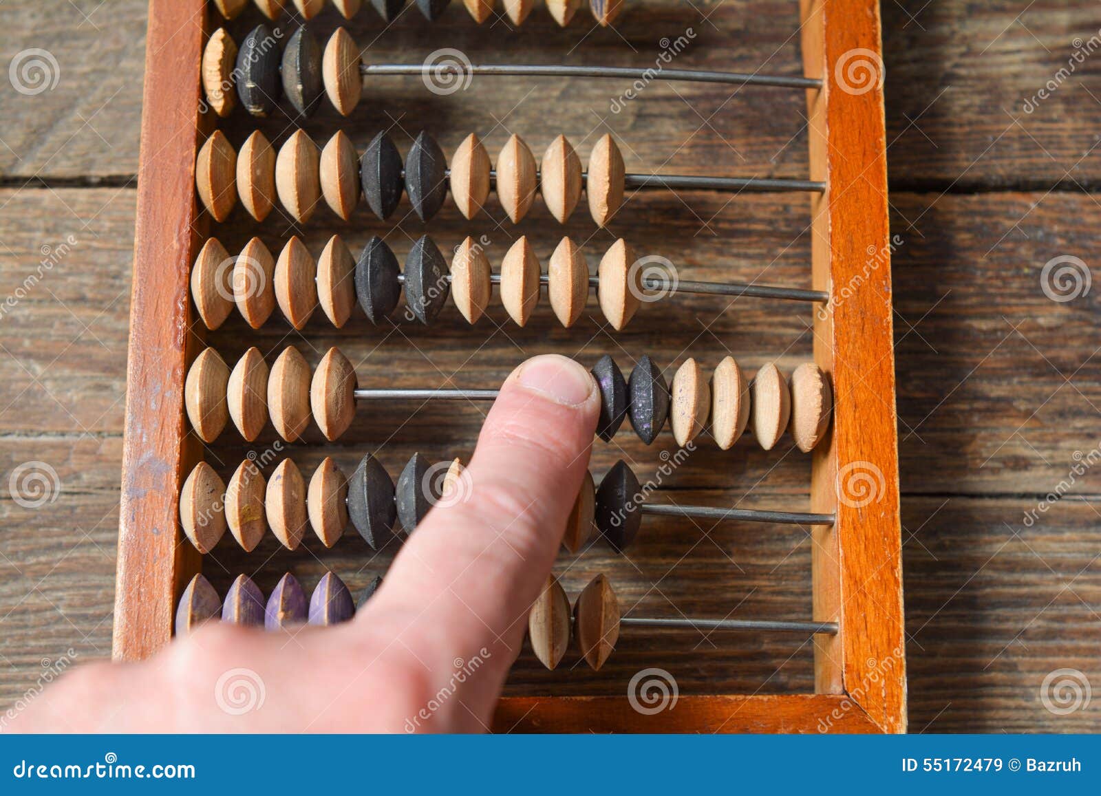 Old abacus stock image. Image of calculator, accounting - 55172479