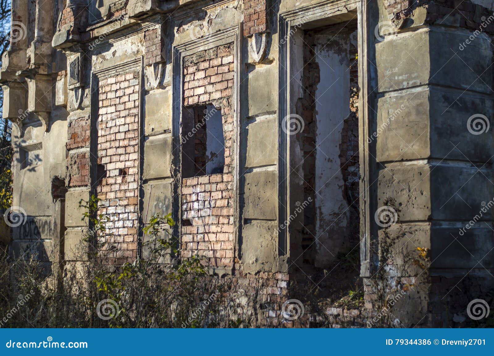 Old Abandoned Broken Building Does Not Need Anyone Stock Photo - Image ...