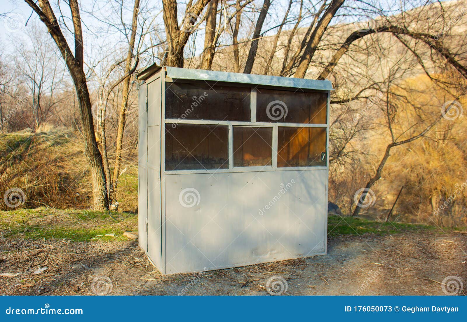 Old Abandoned Butka in the Forest Stock Image - Image of butka ...