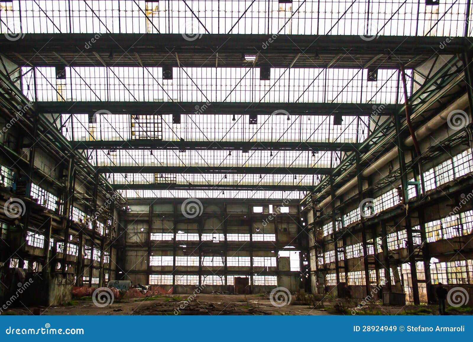 Old and Abandoned Concrete Buildings Stock Image - Image of aged ...