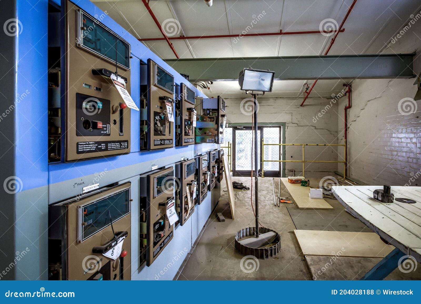 Old Abandoned Control Rooms from the 1900s Stock Photo - Image of ...