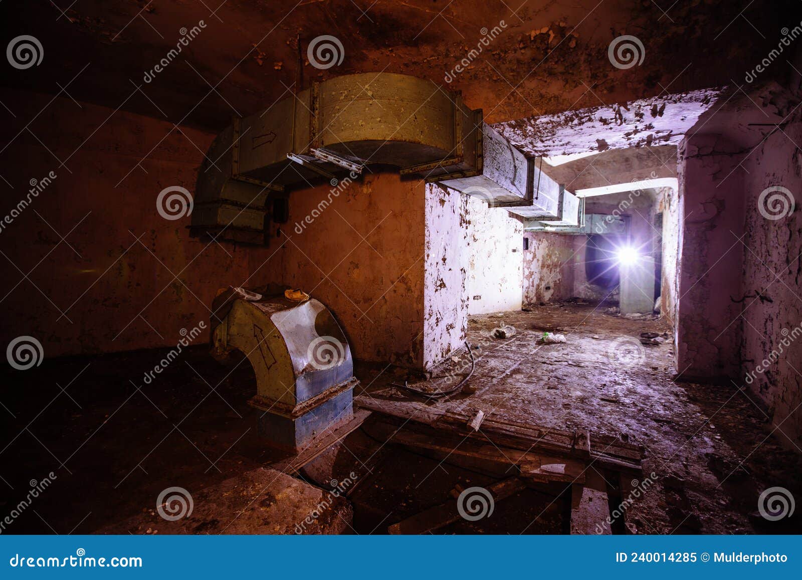 Old Abandoned Dirty Soviet Bunker, Echo of Cold War Stock Image - Image ...