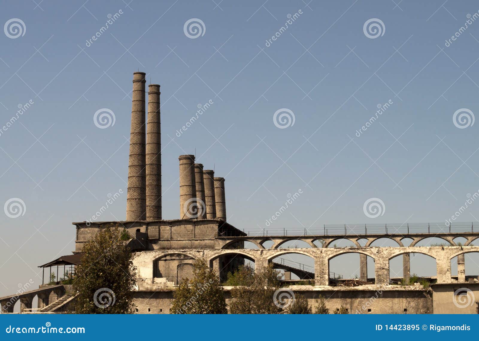 Old abandoned Factory stock image. Image of furnace, brick - 14423895