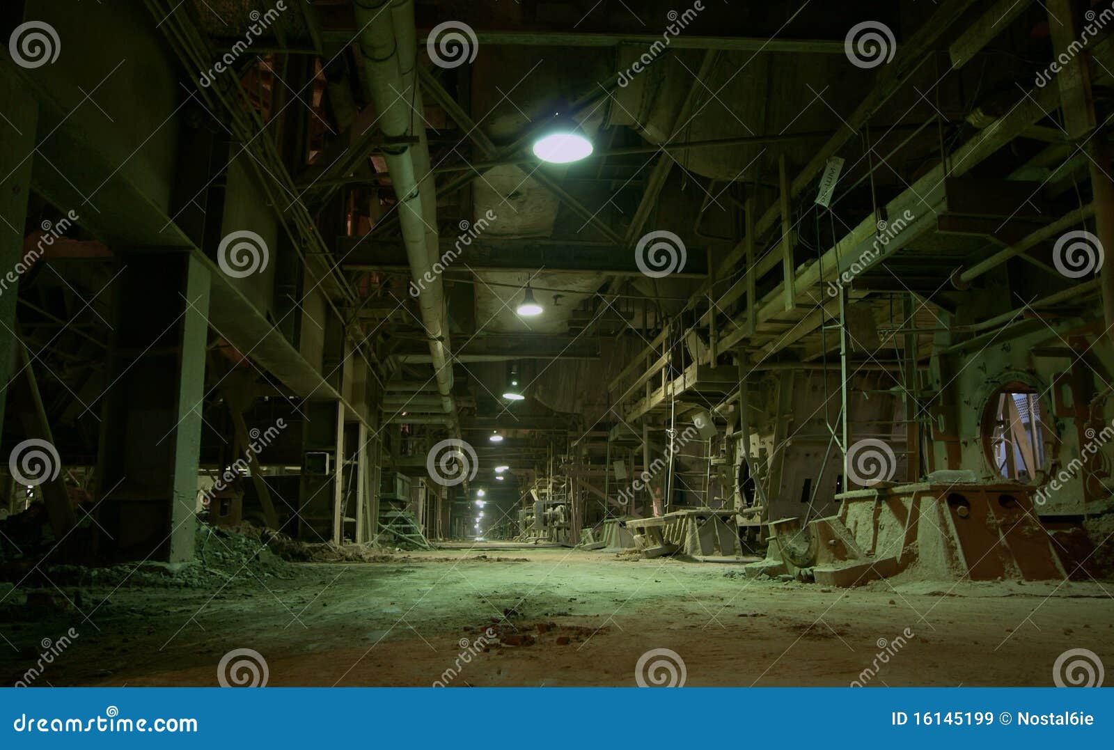 Old abandoned factory stock image. Image of houses, ally - 16145199