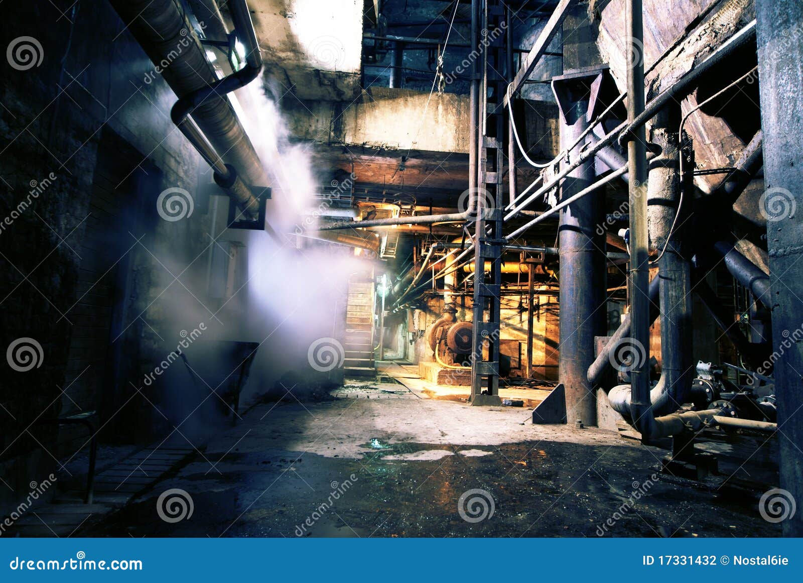 Old abandoned factory stock photo. Image of jail, concrete - 17331432