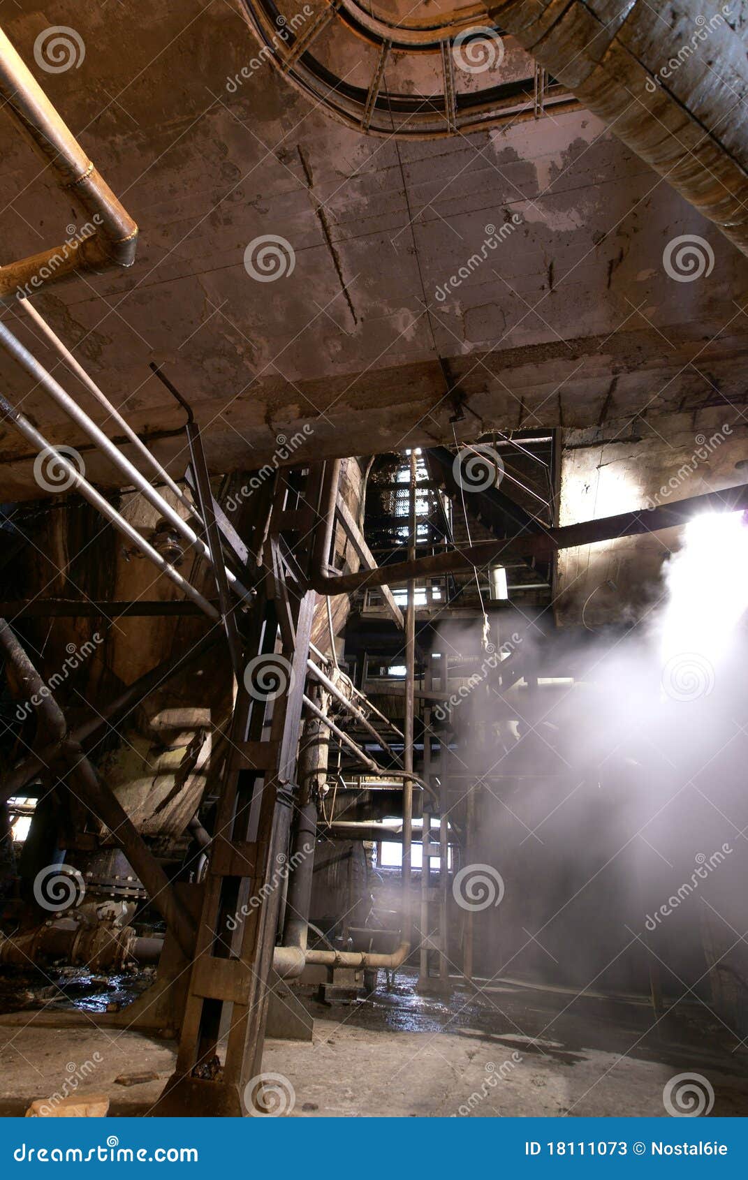 Old abandoned factory stock image. Image of gloomy, brick - 18111073