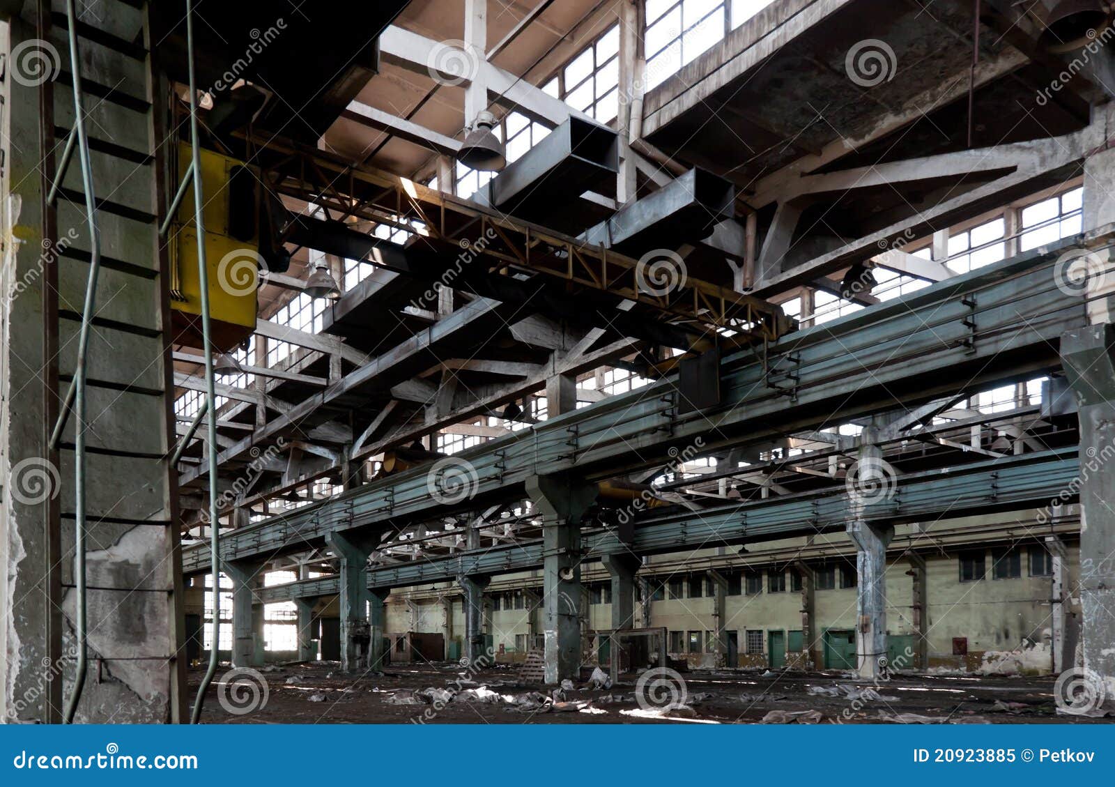 Old abandoned factory stock image. Image of abandoned - 20923885