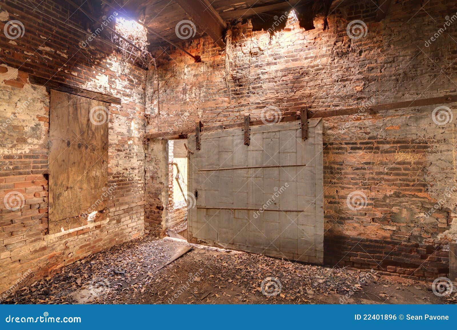 Abandoned Factory - Room With Windows Royalty-Free Stock Photo ...