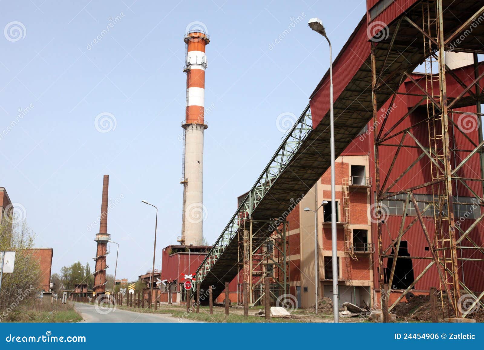 Old abandoned factory stock photo. Image of houses, gloomy - 24454906