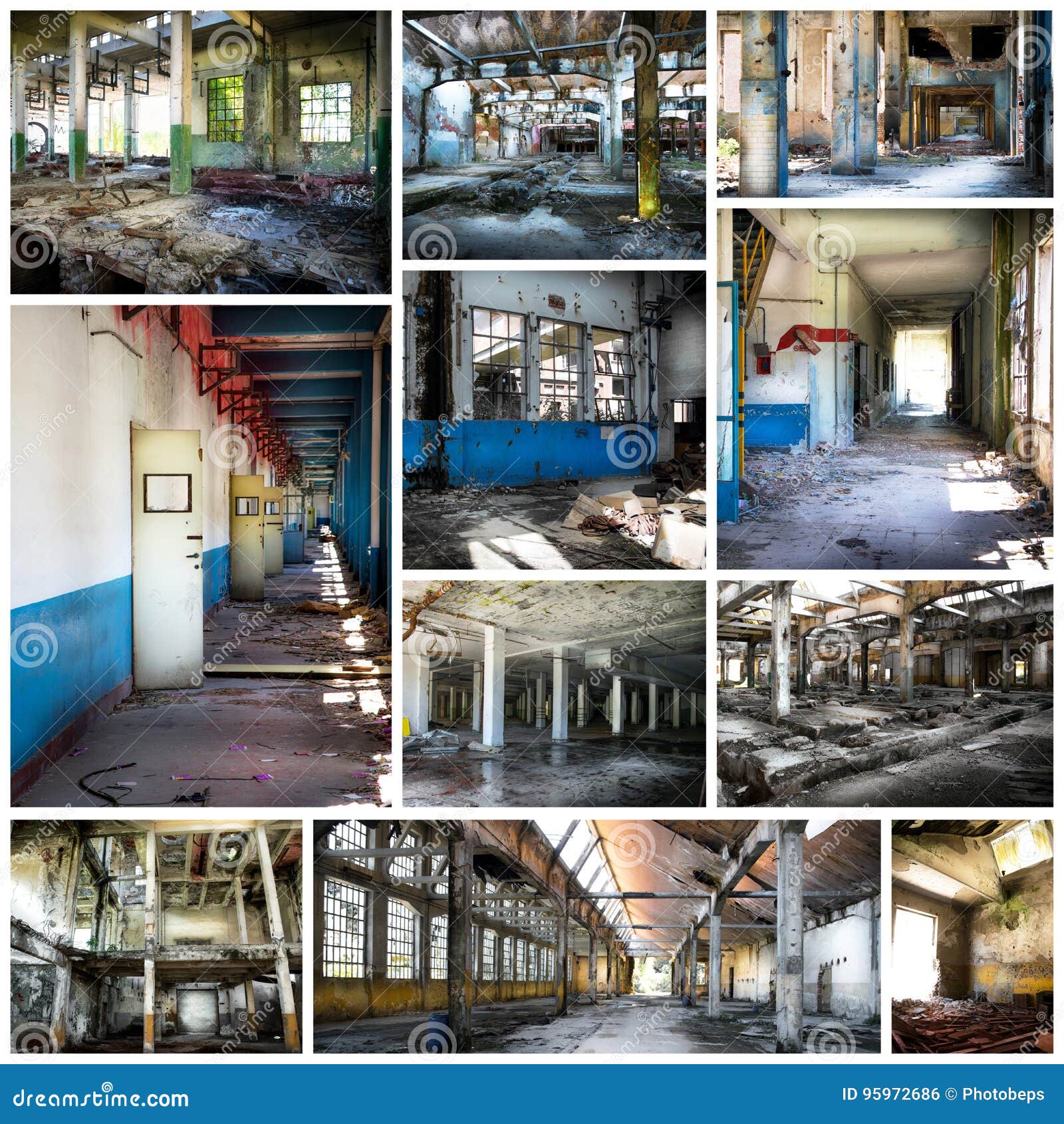 An Old Desolate And Abandoned Farmhouse Lies Vacant And Looks Like A ...