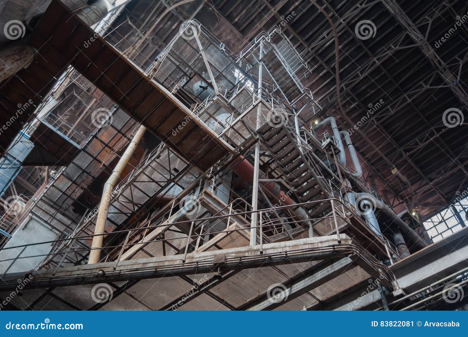 Old abandoned factory stock image. Image of pollution - 83822081