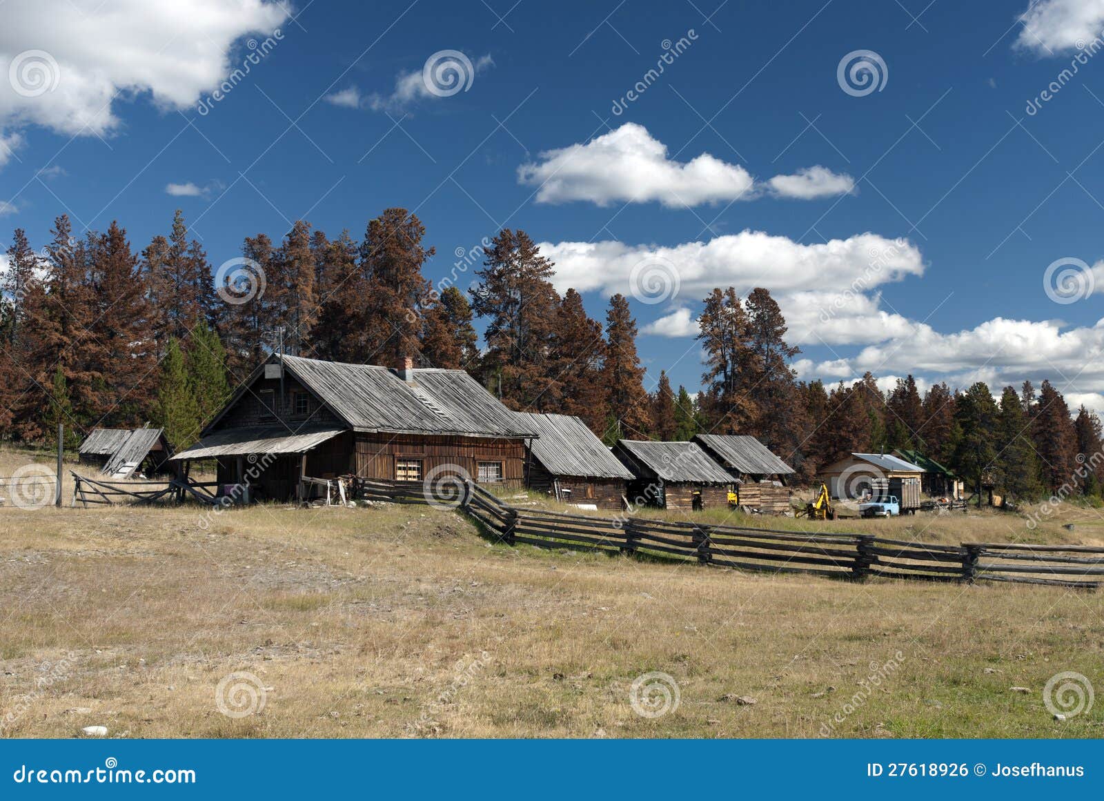 Old abandoned farm stock photo. Image of lonely, outdoor - 27618926