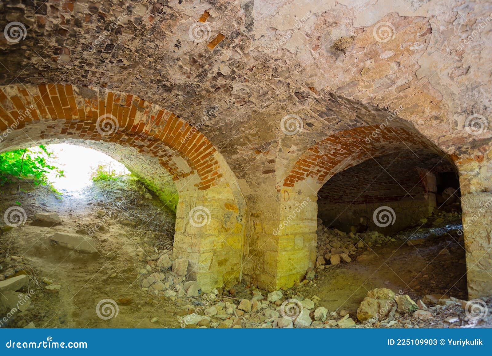 Abandoned Medieval Castle Dungeon Stock Image - Image of scenic, home ...