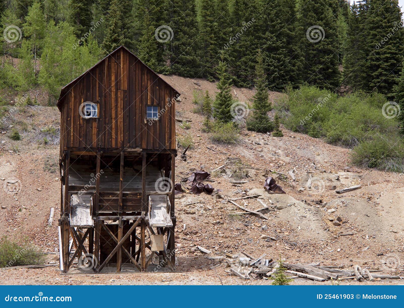 Old abandoned mine stock image. Image of goldmine, countryside - 25461903