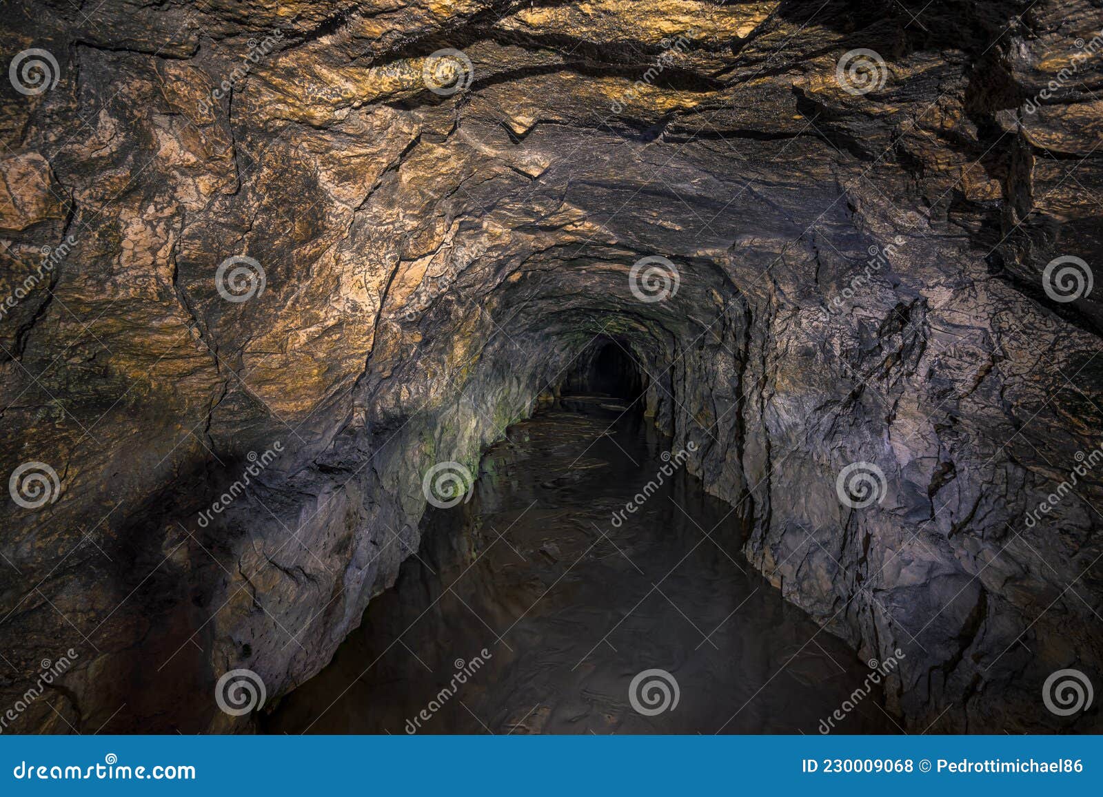 An Old Abandoned Mining Facility an Ore Mine Adit System Stock Photo ...