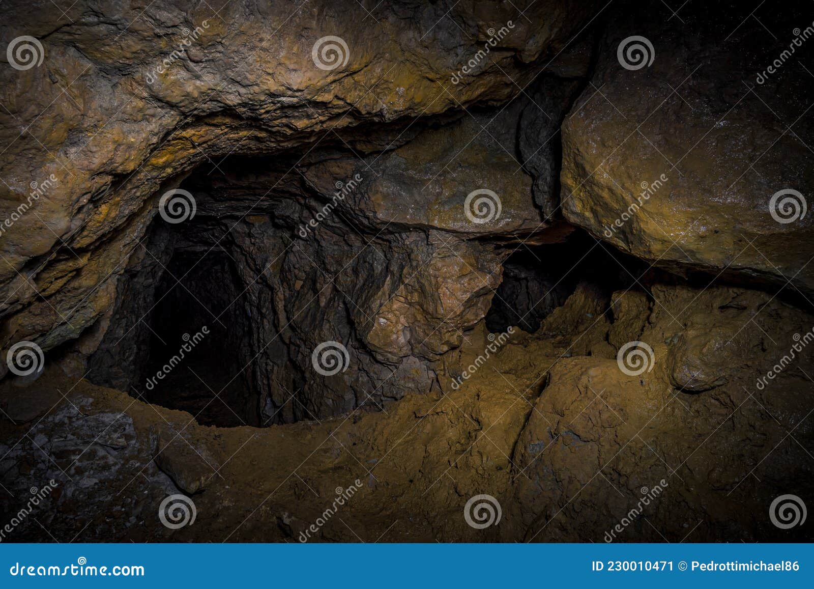 An Old Abandoned Mining Facility an Ore Mine Adit System Stock Image ...