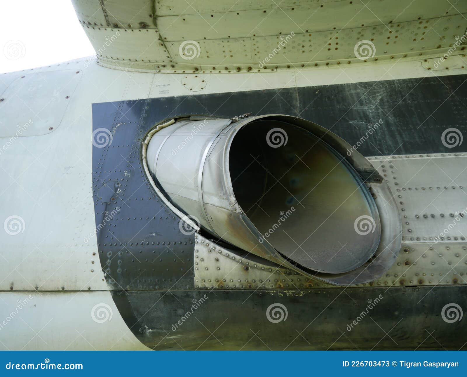 Old Abandoned Passenger Plane. There is a Broken Plane in the Wasteland ...