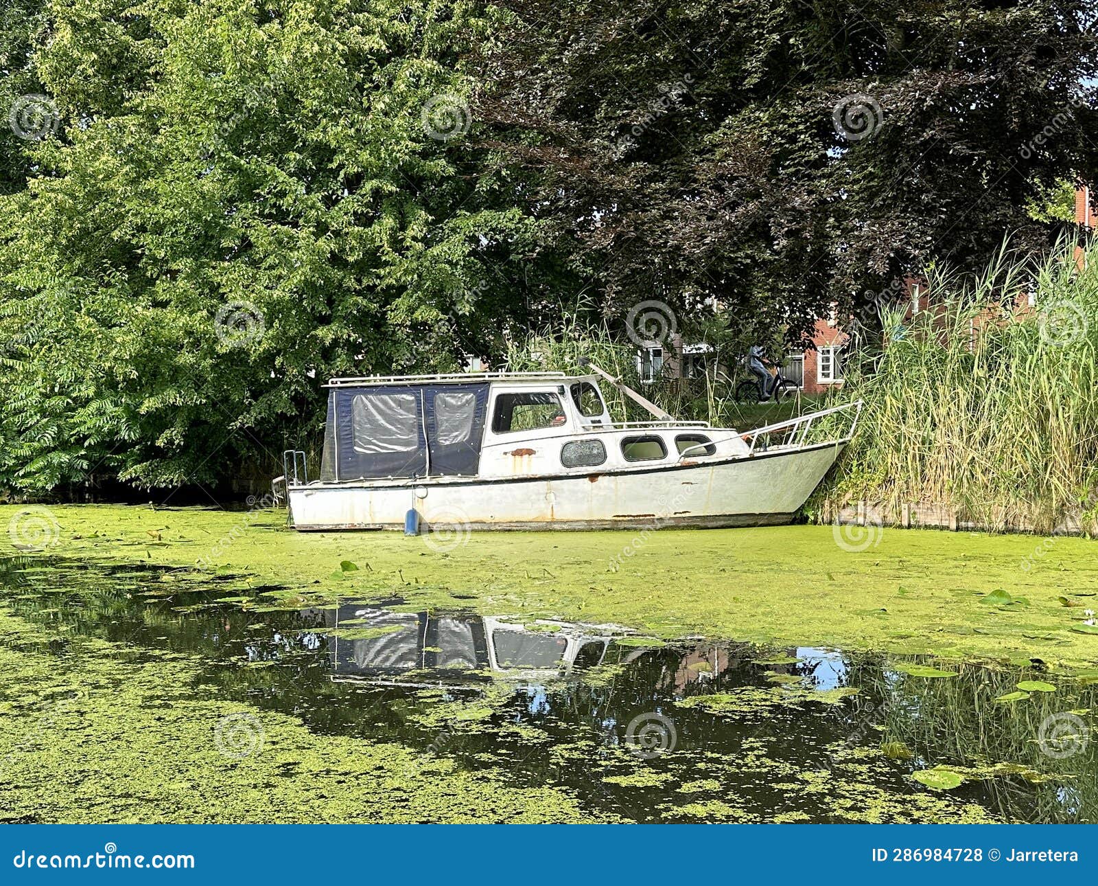 Old Abandoned Pleasure Boat. Editorial Stock Photo - Image of craft ...