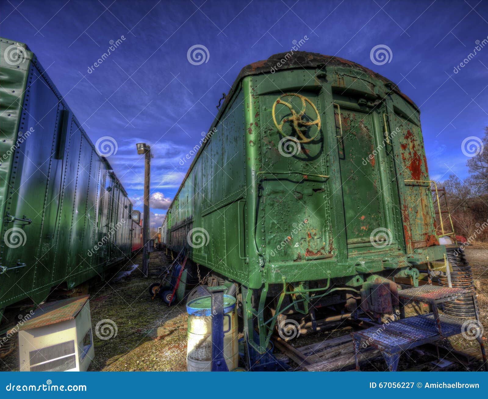 Old Abandoned Rail Cars stock image. Image of decay, cars - 67056227
