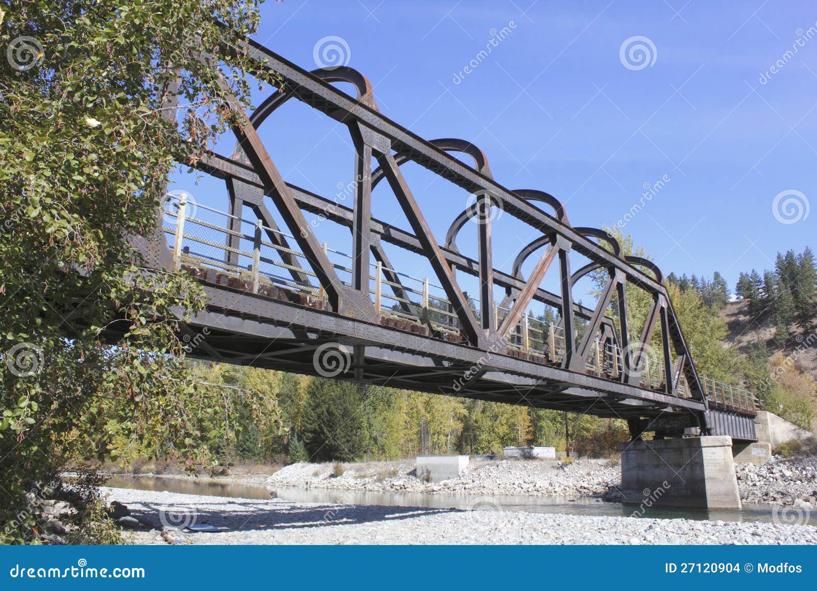 Old, Abandoned Railway Bridge Stock Photo - Image of history, details ...