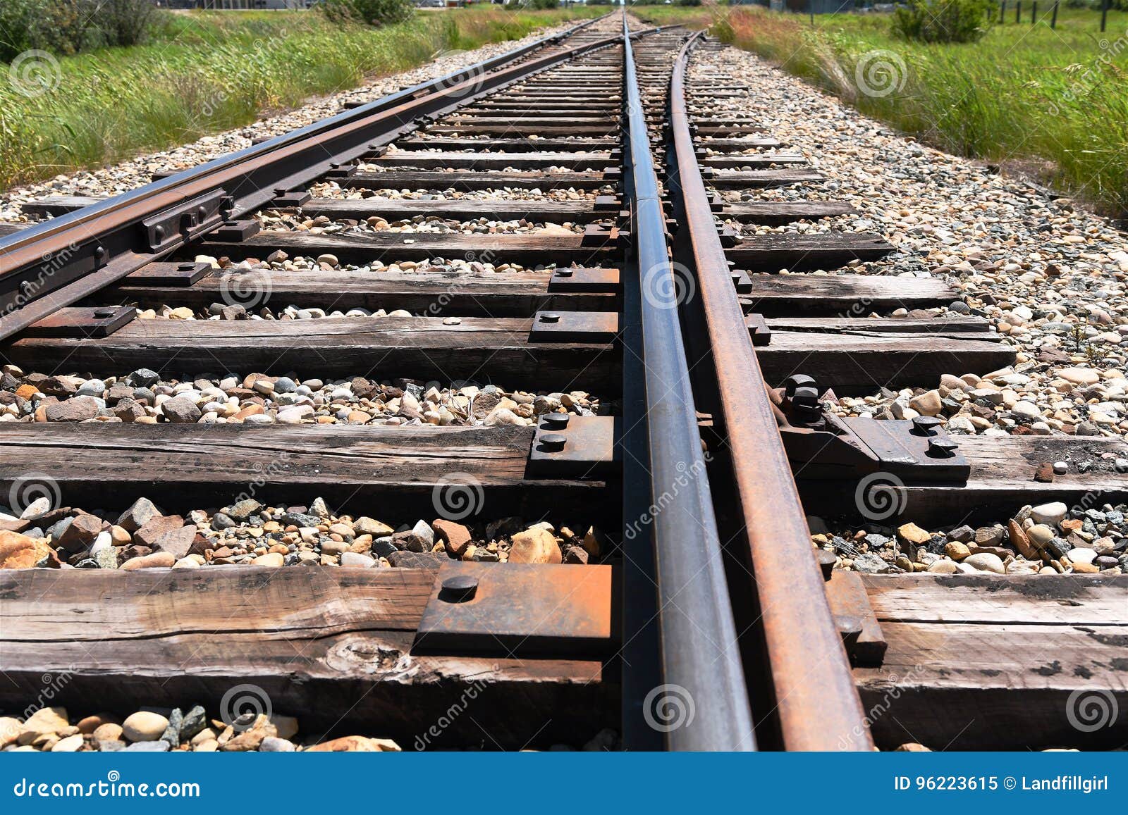 Old Abandoned Railway Tracks Stock Image - Image of abandoned, line ...