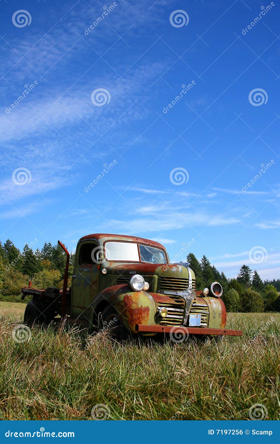 Old Abandoned Rusted Roulotte Rv Van Stock Photo | CartoonDealer.com ...