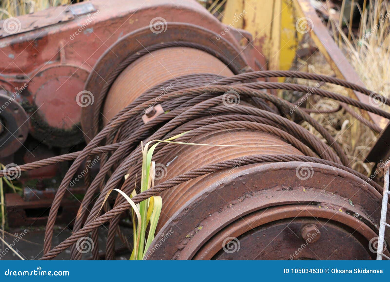 Old Abandoned Rusty Machine Tool Stock Photo - Image of mechanism ...