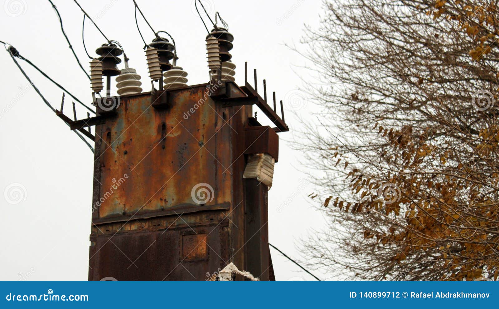 Old Rusty Transformer Royalty-Free Stock Image | CartoonDealer.com ...