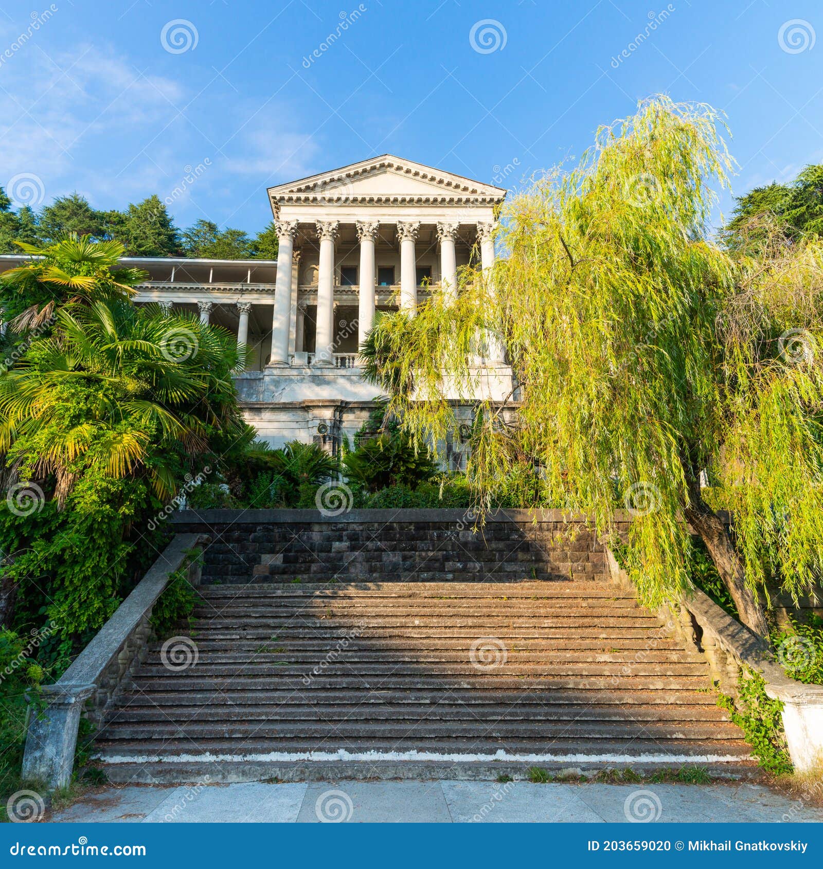 Old Abandoned Sanatorium and Hospital. Soviet Architecture Stock Photo ...