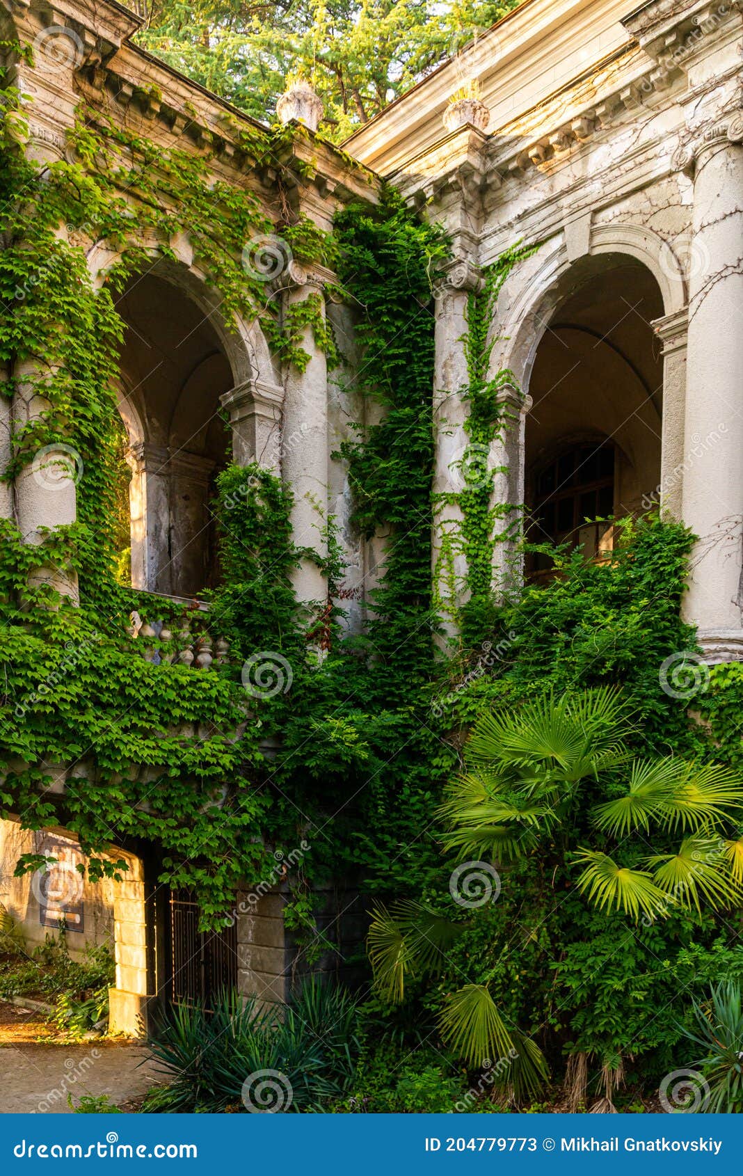 Old Abandoned Sanatorium and Hospital. Soviet Architecture Stock Image ...