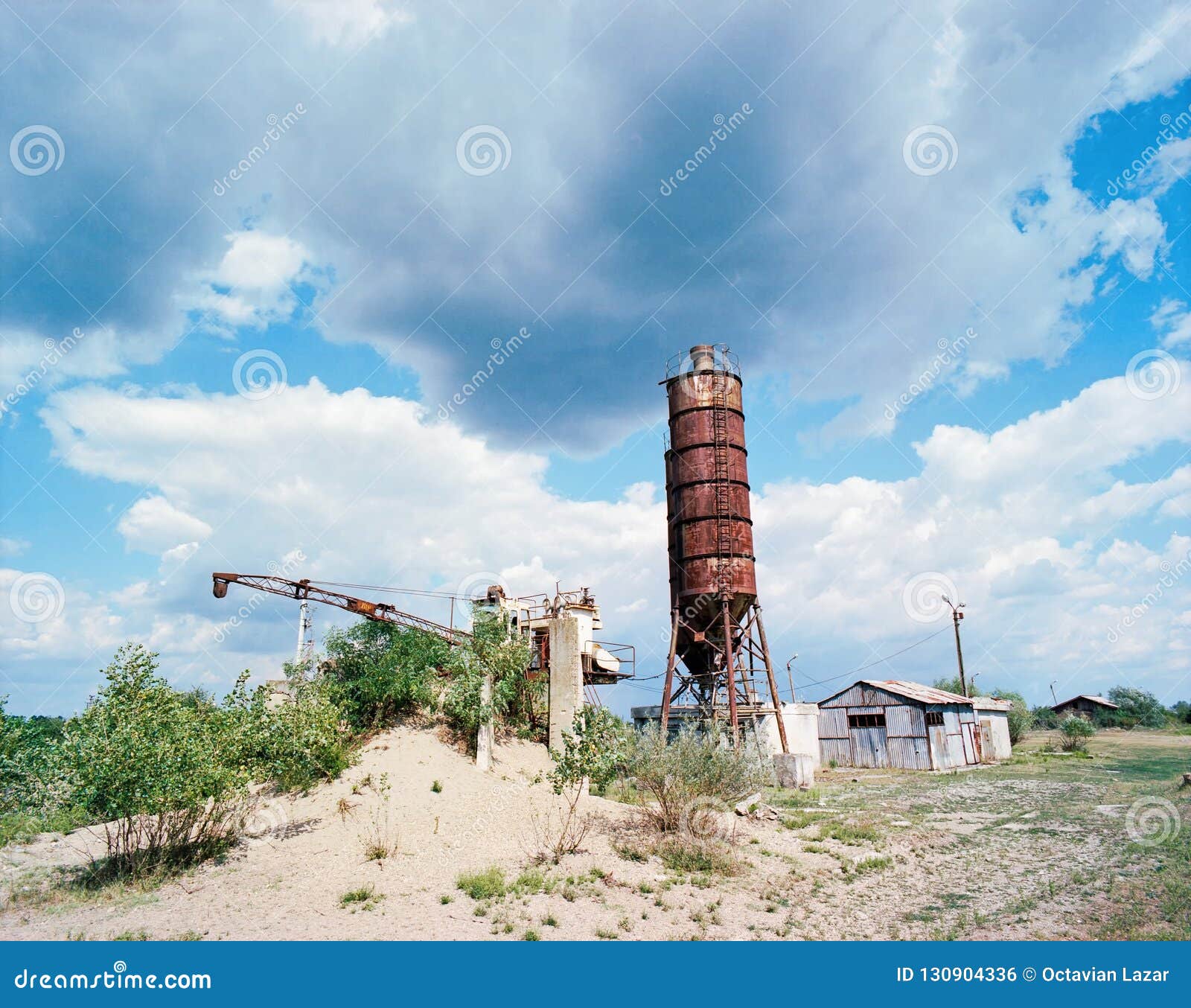 Old Abandoned Silo Stock Photography | CartoonDealer.com #212876852