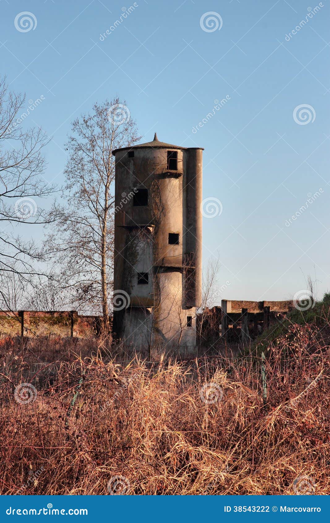 Old Abandoned Silo Stock Photography | CartoonDealer.com #212876852