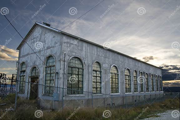 Old Abandoned Storage Warehouse Stock Photo - Image of storage, door ...