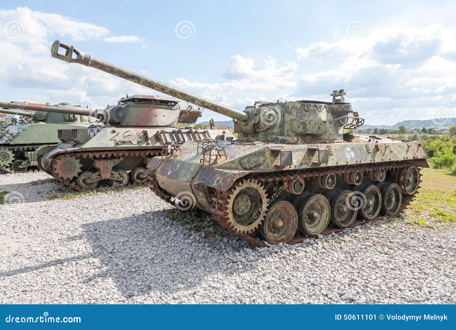 Old Abandoned Tank, after War in Croatia Stock Image - Image of bomb ...