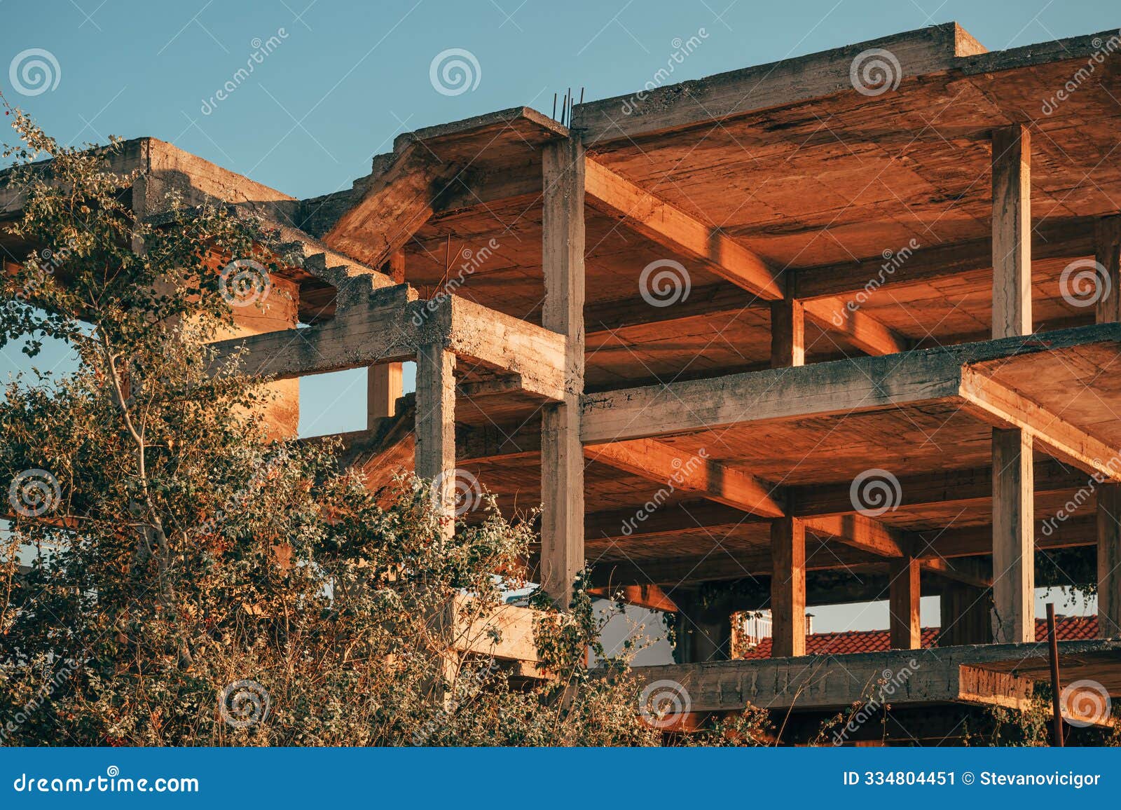 Concrete Structure On 3d Printed Garden Bed Stock Image | CartoonDealer ...