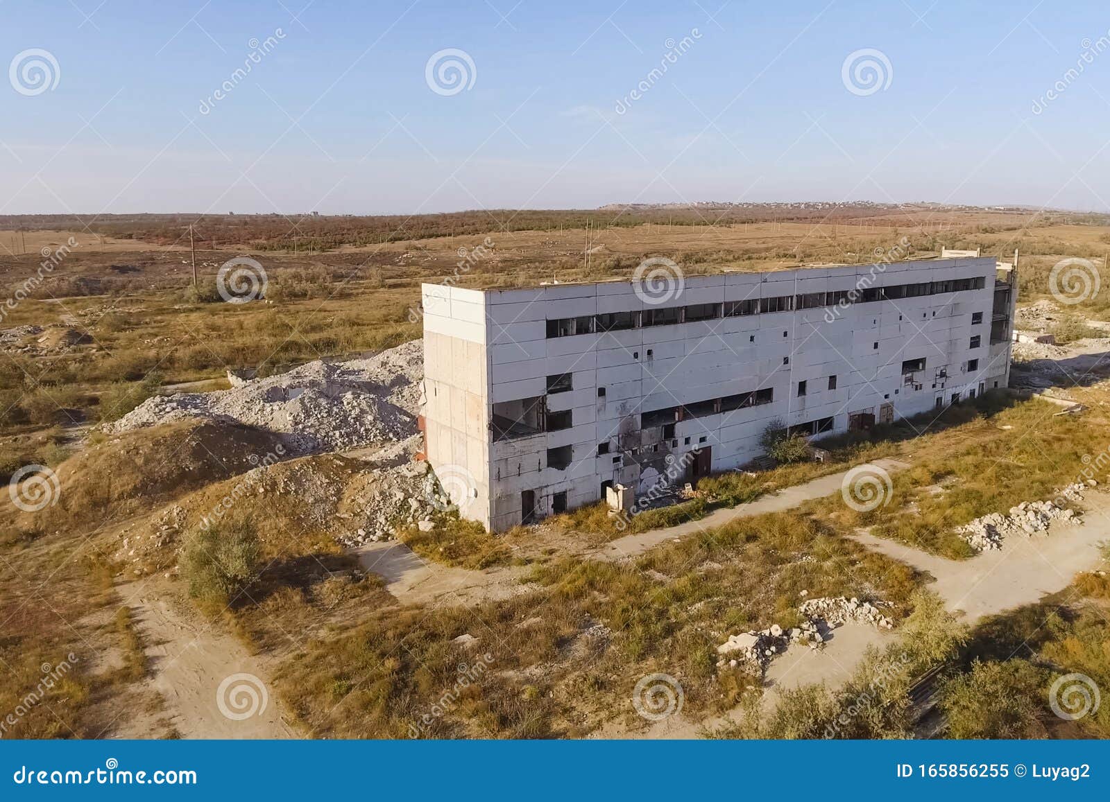 Abandoned Unfinished Nuclear Power Plant Stock Image - Image of reactor ...