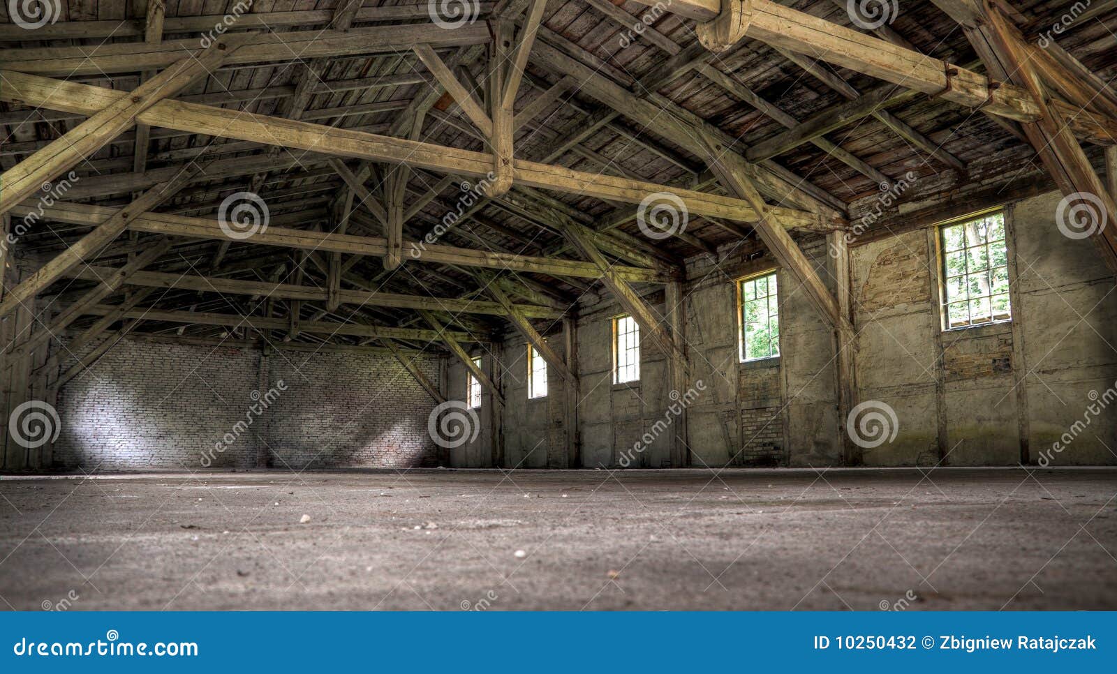 Old abandoned warehouse stock photo. Image of wood, abandoned - 10250432