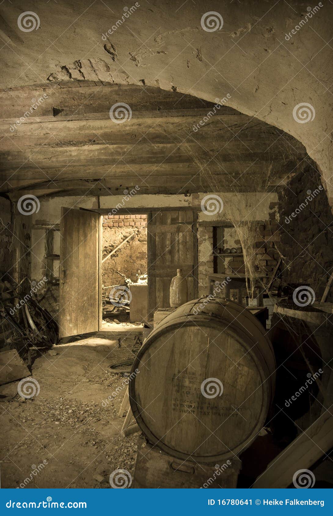 Old Abandoned Wine Cellar stock image. Image of winemaking - 16780641