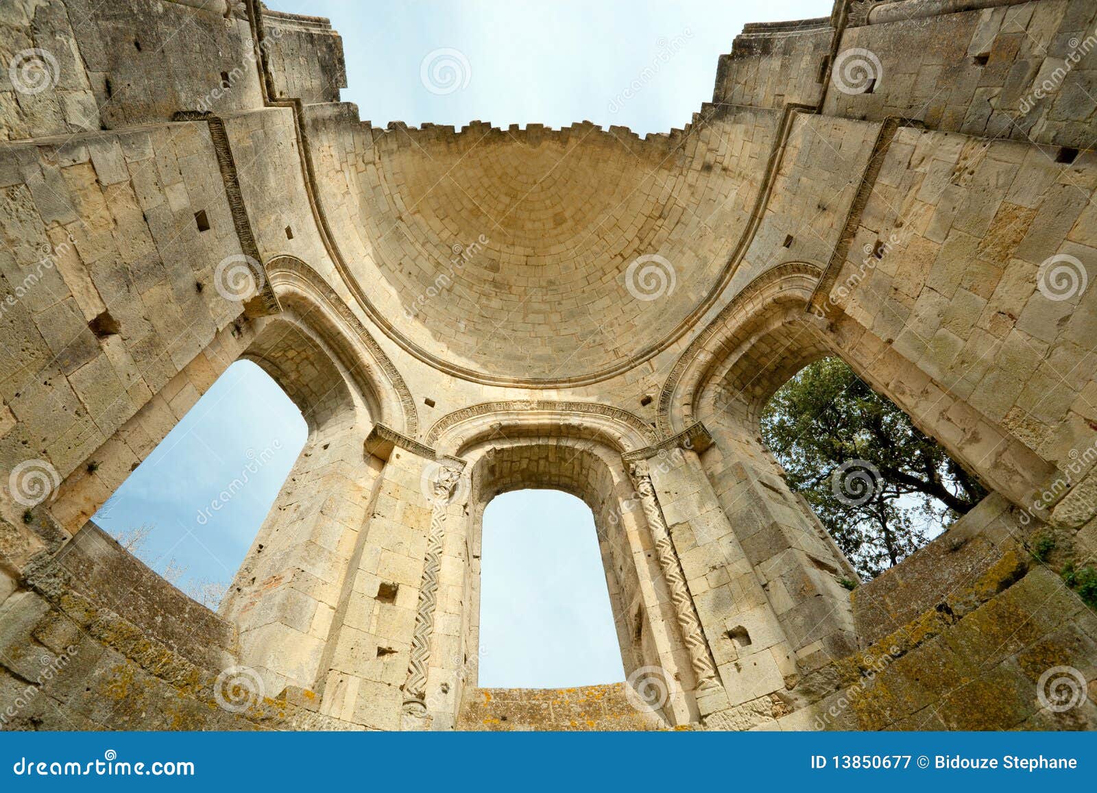 Old abbey ruins in france stock image. Image of france - 13850677