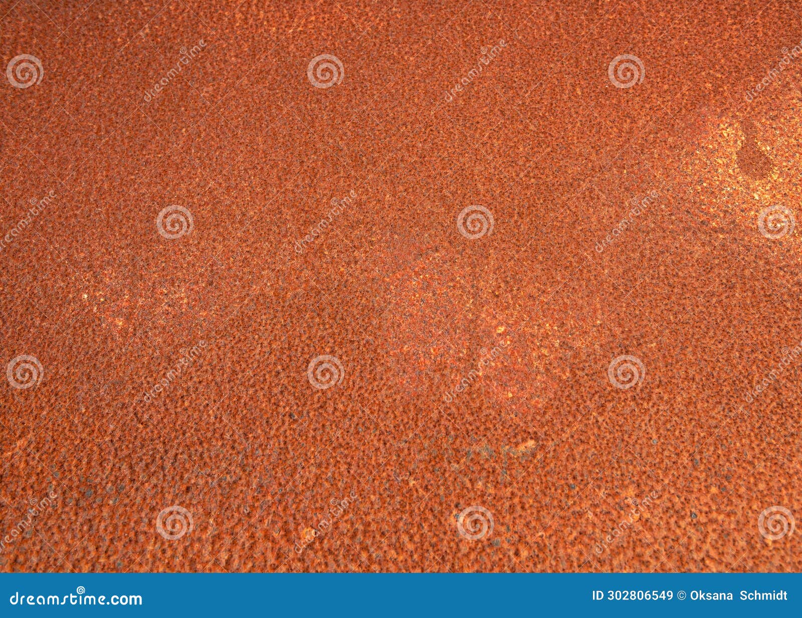 Old Abstract Light Metal Texture Covered with Red Rust for Background ...