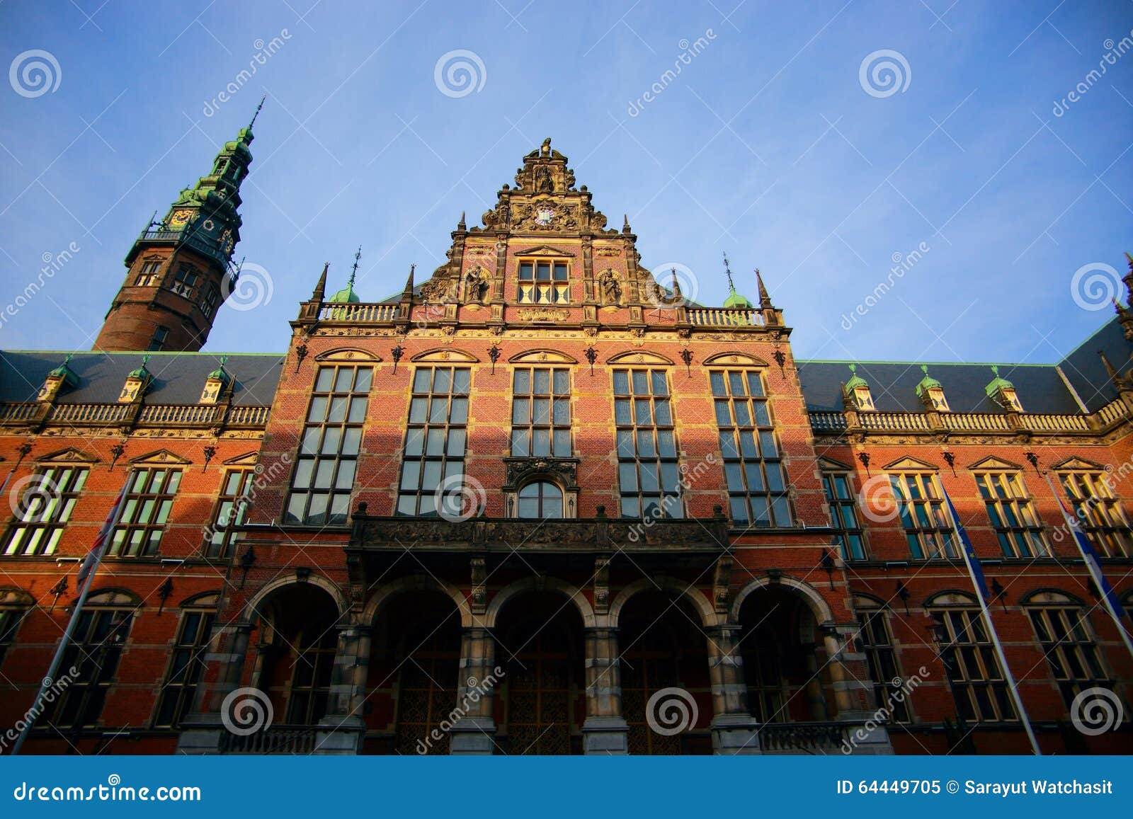 Old Academic Building of the University of Groningen Stock Image ...