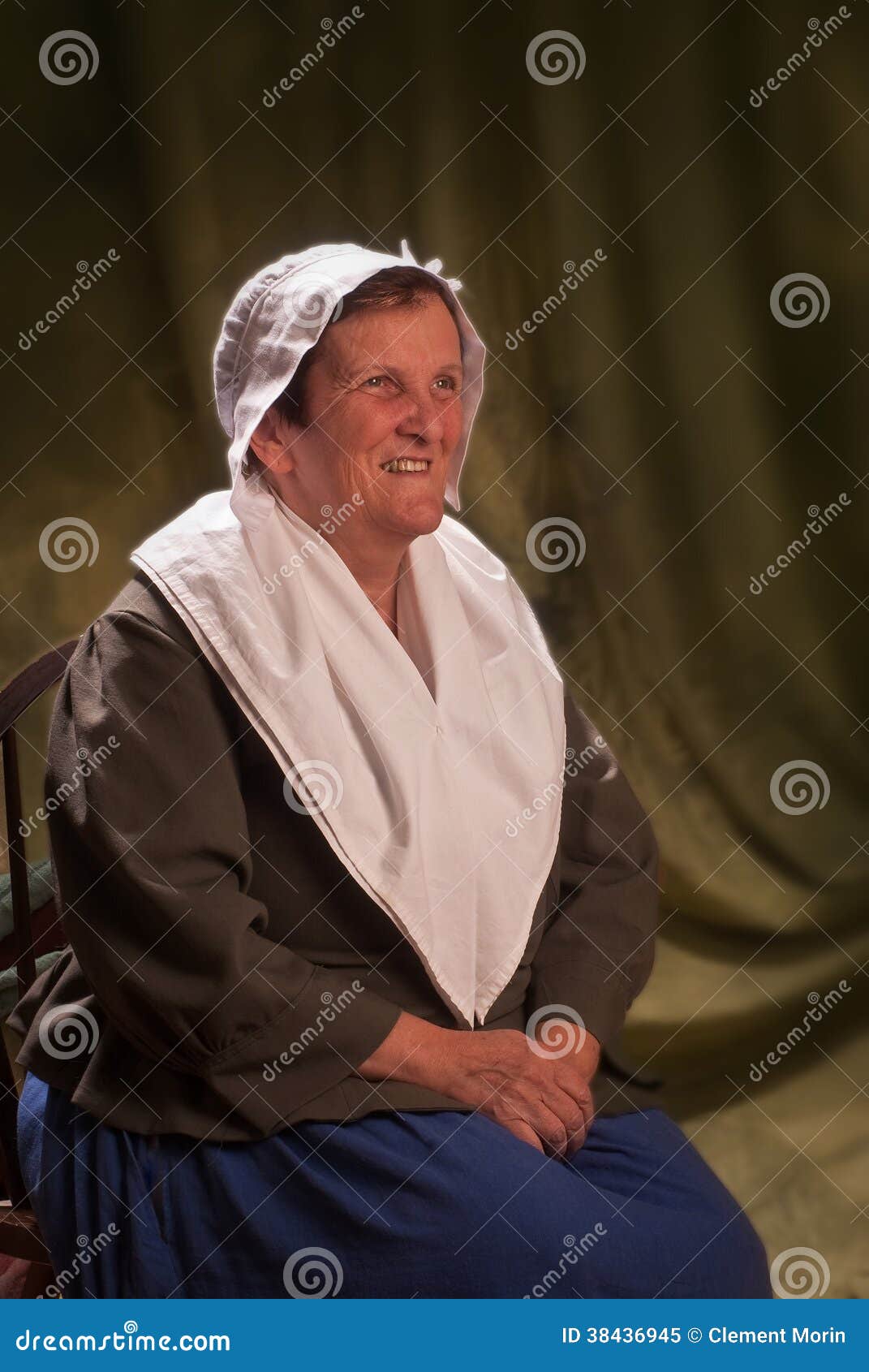 Old acadian woman stock image. Image of smile, settlement - 38436945