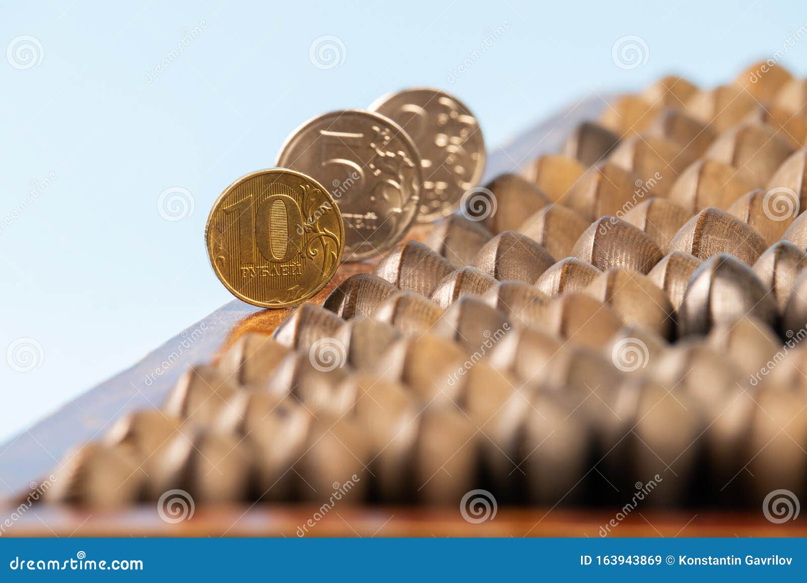 Old Accounting Accounts and Coins Stock Image - Image of economy, count ...