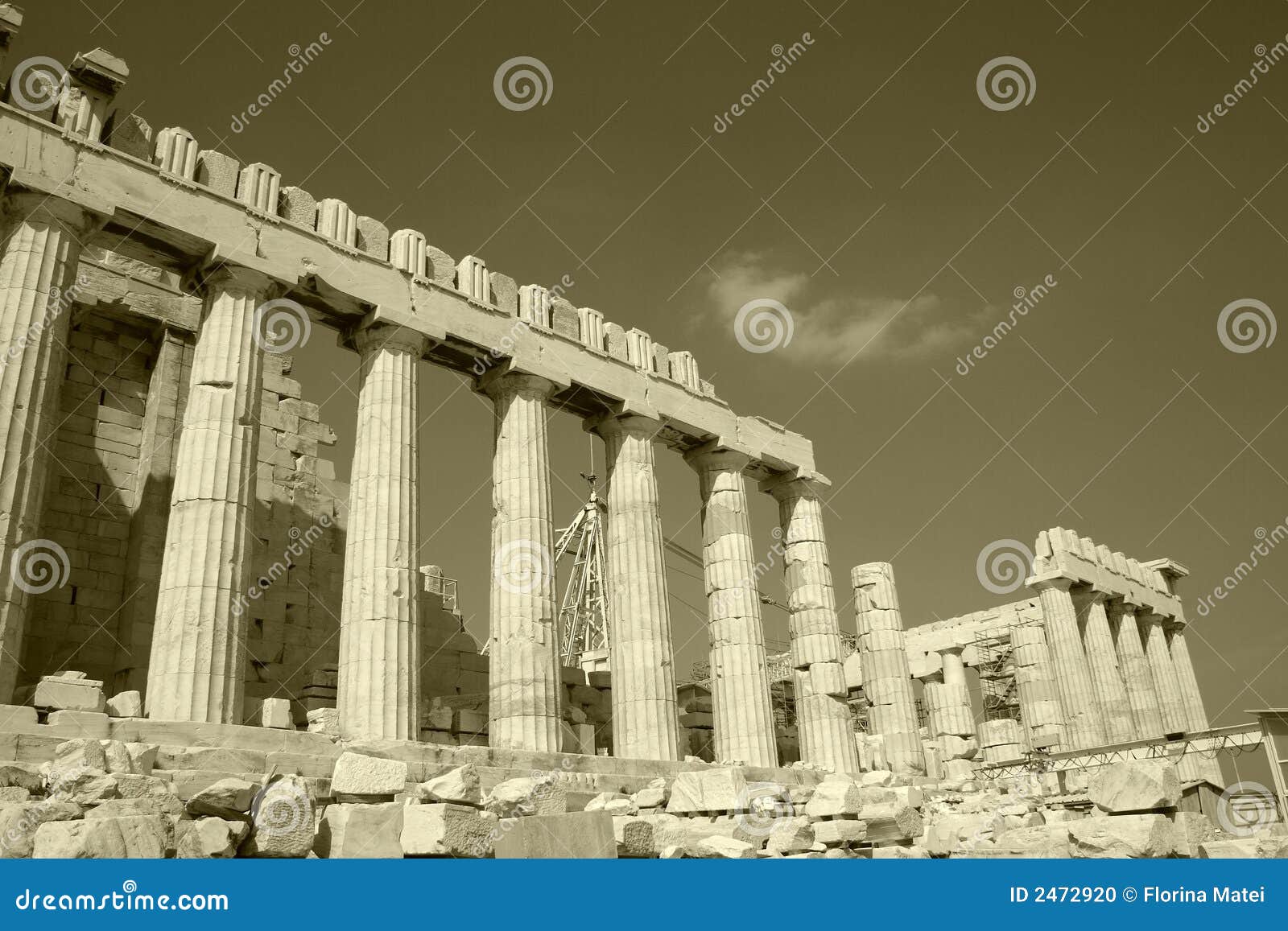 Old Acropolis stock photo. Image of athens, greek, ruins - 2472920