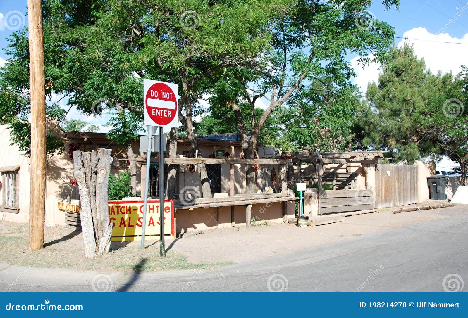 The Old Adobe Town of Mesilla, New Mexico Editorial Image - Image of ...