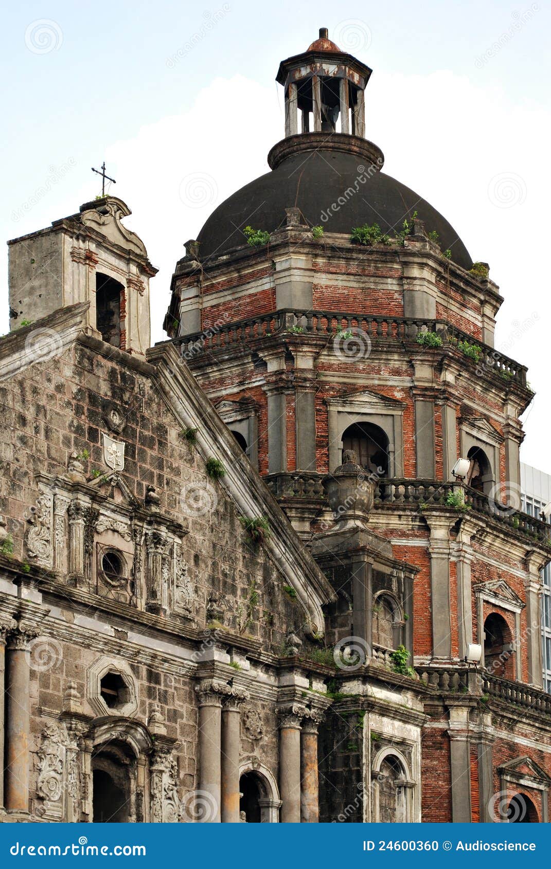 Old Adobe and Brick Stone Church Stock Photo - Image of christianity ...
