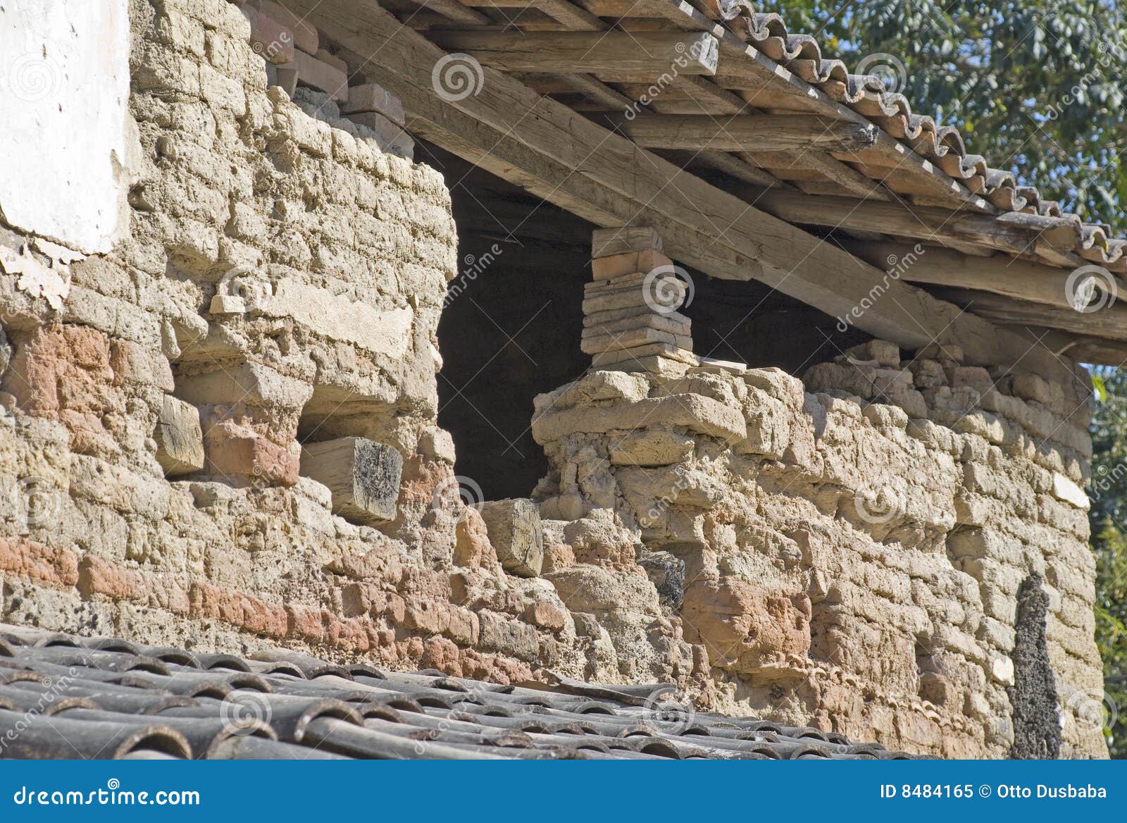 Old Adobe Brick Wall In Mexico Royalty Free Stock Photo - Image: 8484165